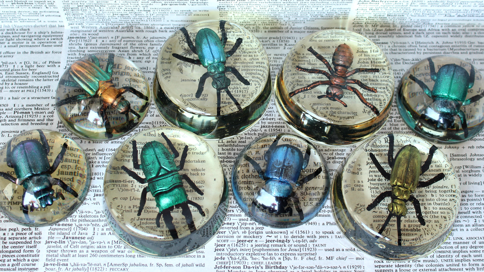 Mark Montano: Faux Bugs In Resin