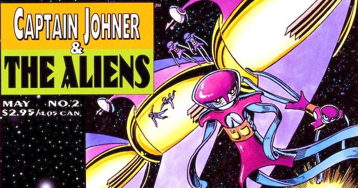 Captain Johner and the Aliens #2 - Russ Manning reprints - Pencil Ink