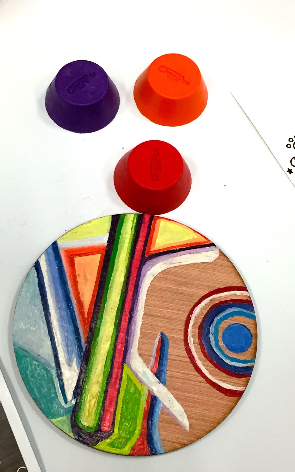 Cray-Pen Colored Pigment Melted Wax Crayon Painting Set by Surebonder ...