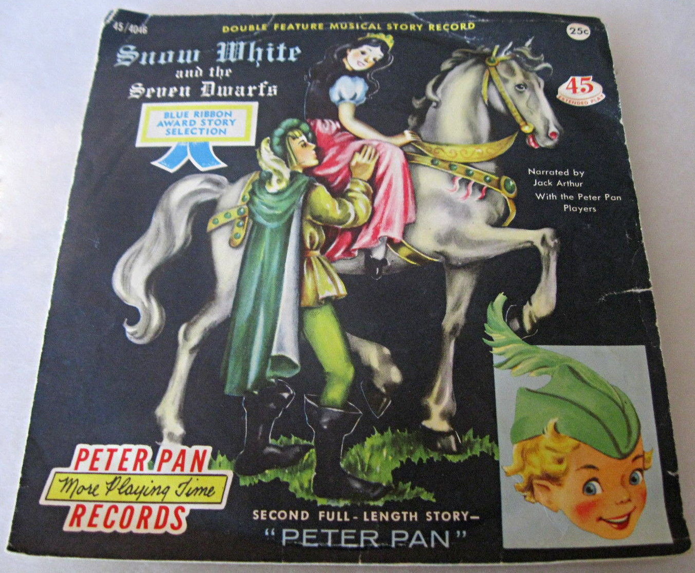 Filmic Light - Snow White Archive: Peter Pan Records - Snow White 78/45 rpm