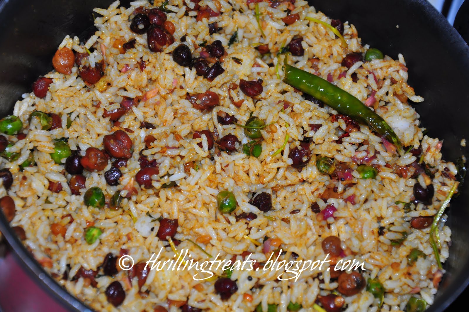 Food for art, heart and thought!: Pea’s rice