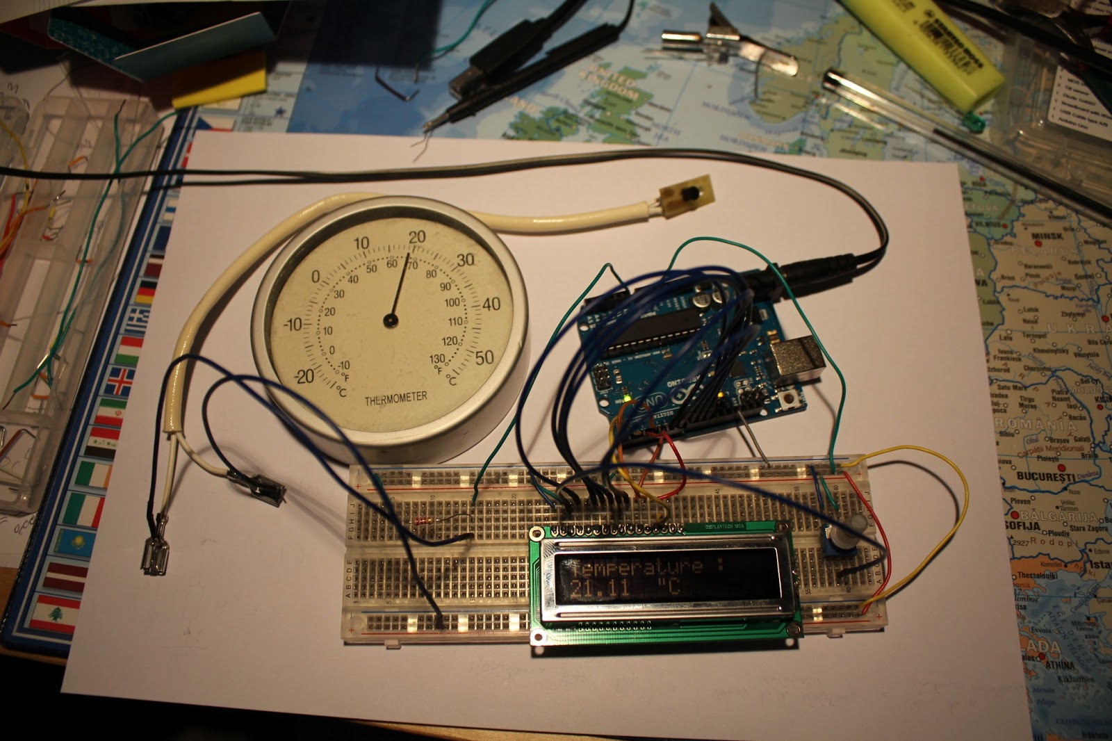 Vapeurs d'étain: Réaliser un thermomètre électronique avec Arduino