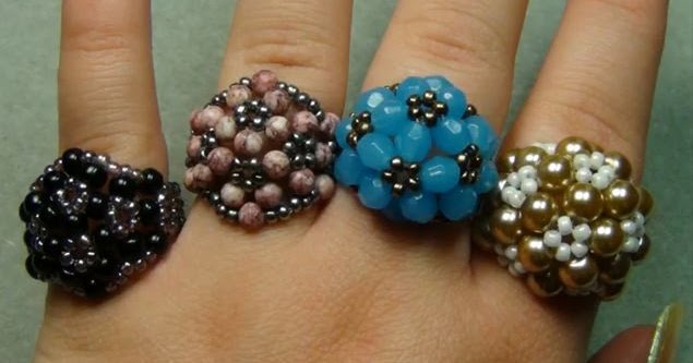 BeadifulNights' Beaded Ring Tutorials / The Beading Gem
