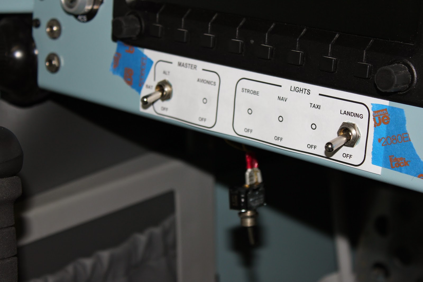 Larry's Airplane: Started Panel Labels