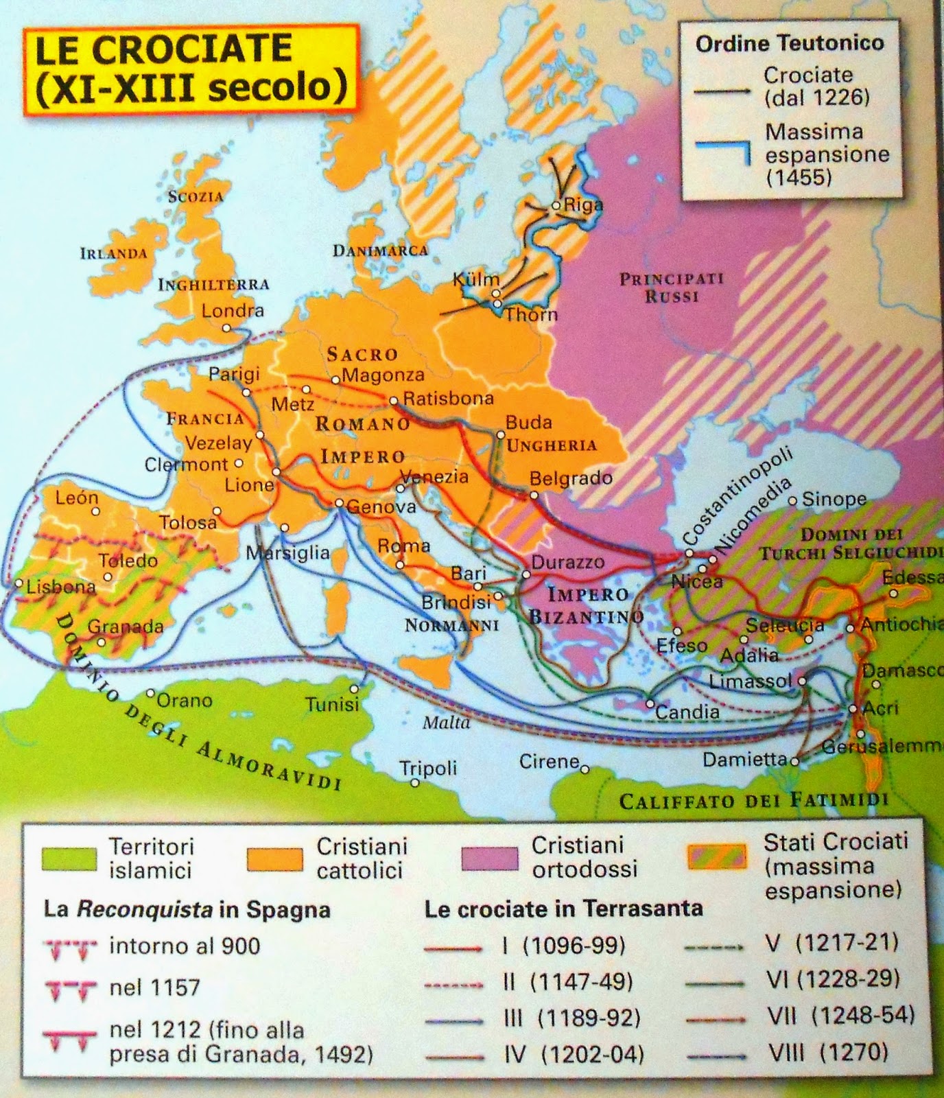 IdRNicFi: Le crociate (XI - XIII secolo)