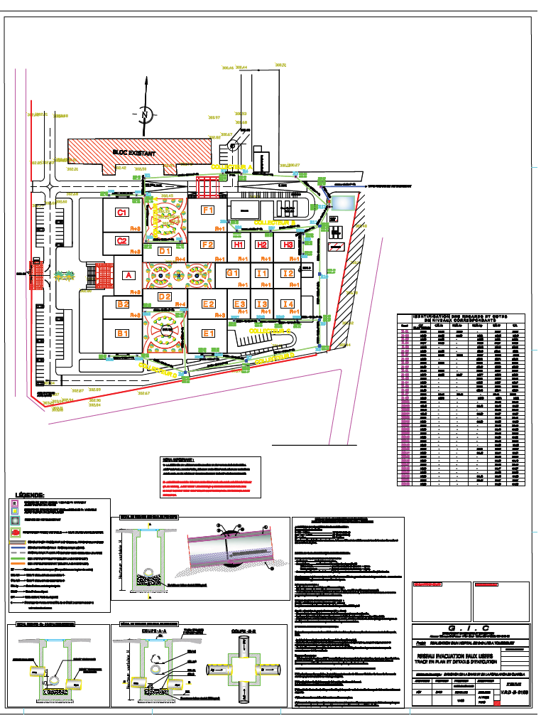 PLANS ETUDE VRD POUR LA REALISATION D'UN HOPITAL DE 240 LITS A TOUGGOURT LES PLANS EN PDF ...