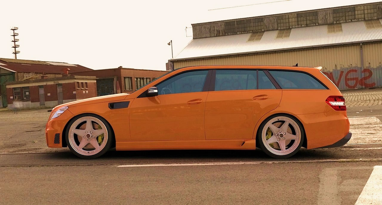 Mercedes-Benz E63 AMG WAGON Tuned by GWA Tuning W212 | BENZTUNING