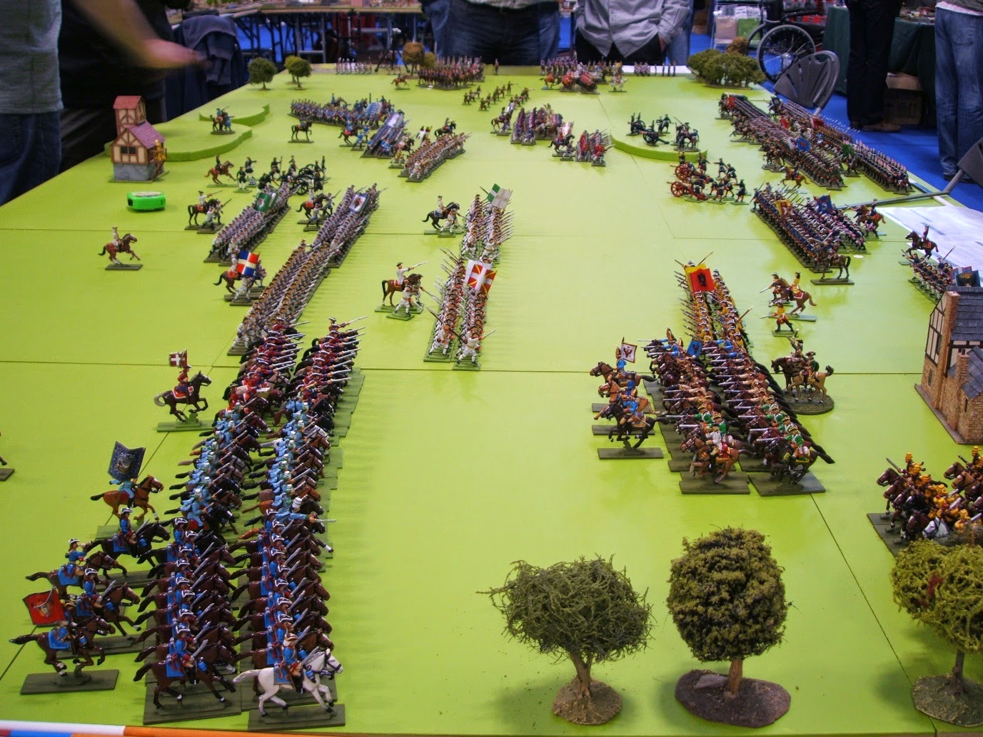 Lace Wars in Tin: Using 40mm semi flats for wargaming