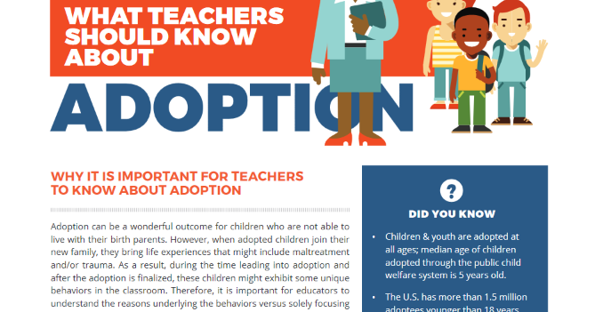 Hopscotch Adoptions: Education Adoption Information Sheet for Teachers ...