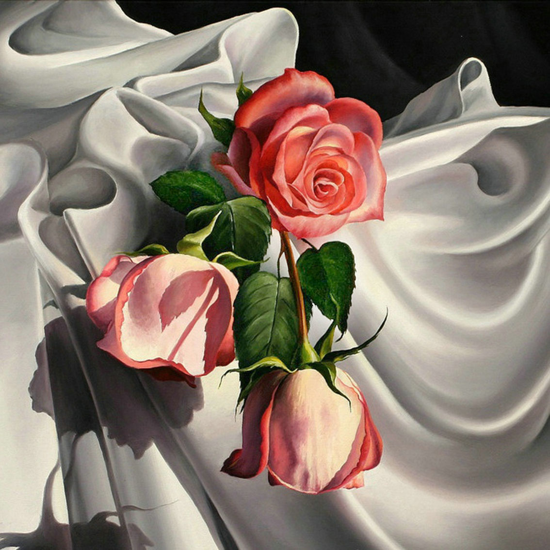 Dunia Lukisan JAVADESINDO Art Gallery: >> 10 LUKISAN BUNGA MAWAR PALING ...