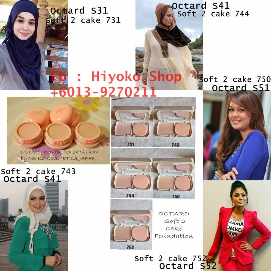 my heroes: Kod warna Octard dan Naturactor foundation