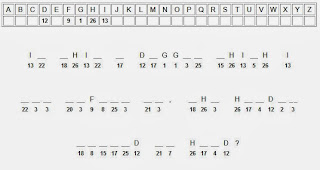 Free printable Word Search and Sudokus: Cryptogram 6