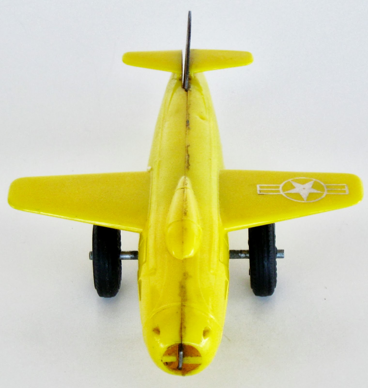 Toys and Stuff: Marx Pull Rudder Jet - NACA D-558-1 Skystreak?