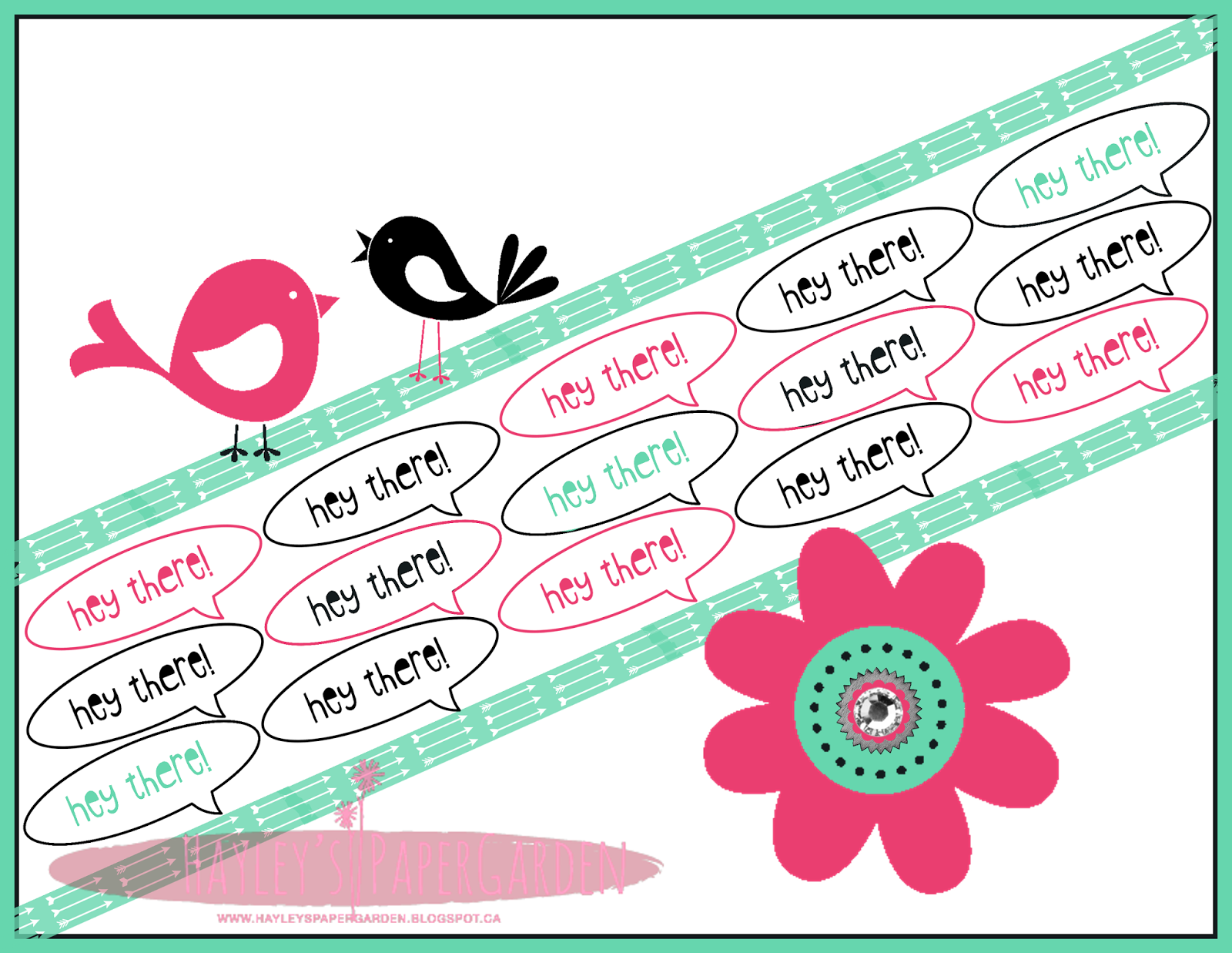 Hayley's Paper Garden: A Little Birdy Told Me... :)