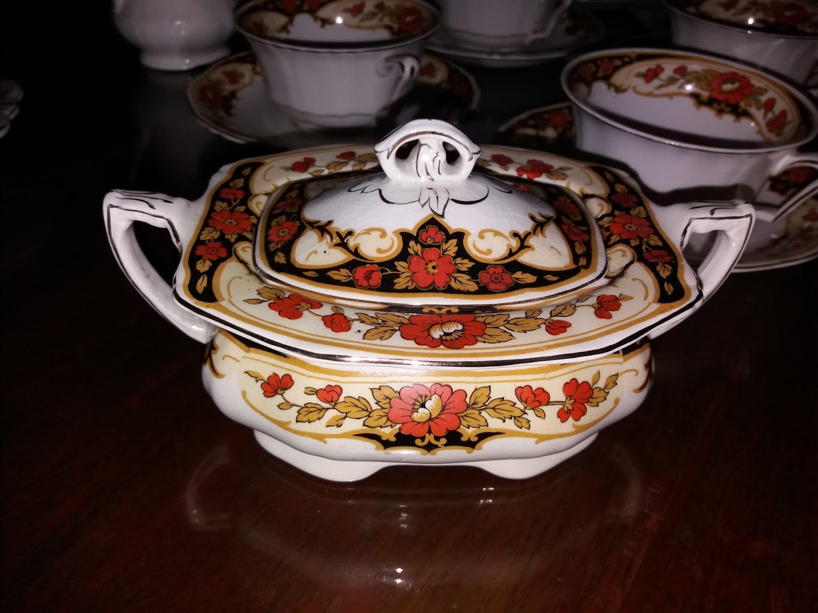 Old Vintage Gallery: Antique Alfred Meakin England Tea Set Circa 1930