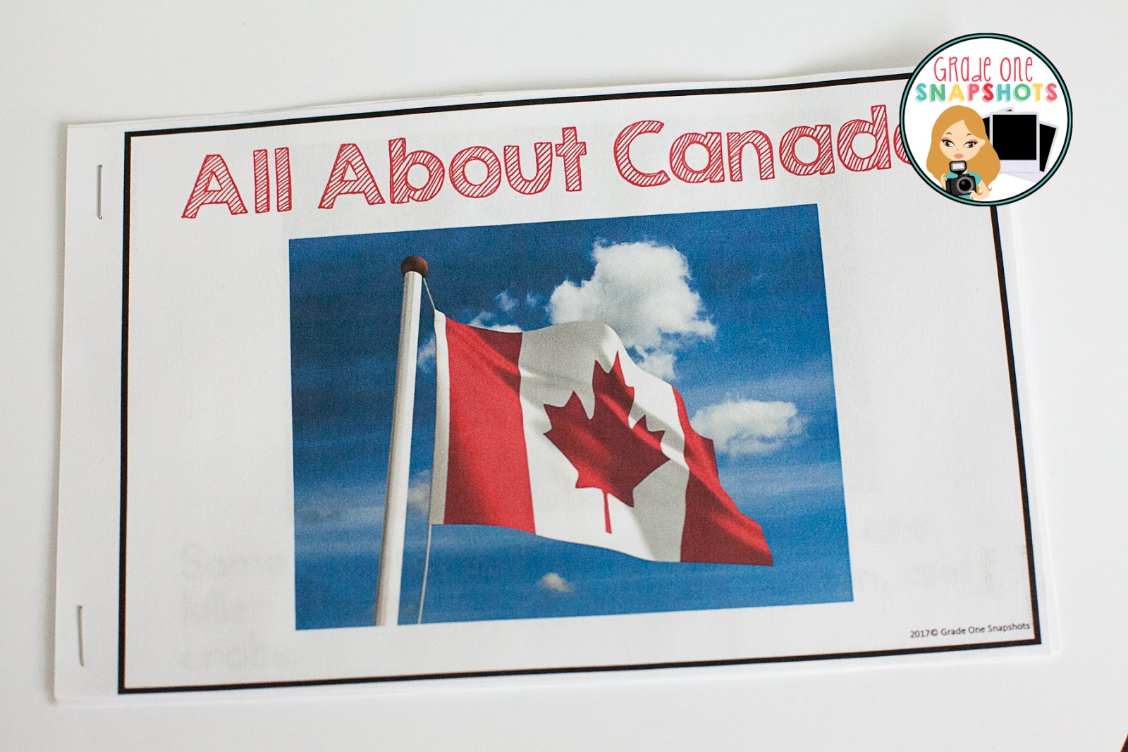 Grade One Snapshots: Learning about Canada