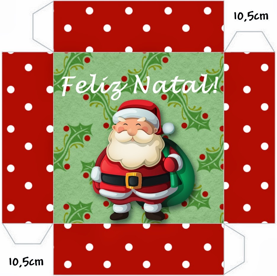 Vania Arte Com Amor Caixinha De Natal Moldes