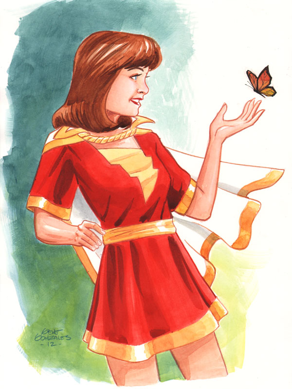 2 Point Perspective!: Mary Marvel by Gene Gonzales (Late Post)