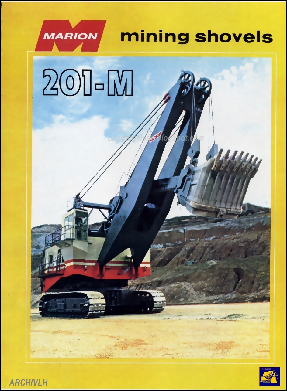 Bagger Galerie Construction Machines: MARION 201-M Seilbagger ...
