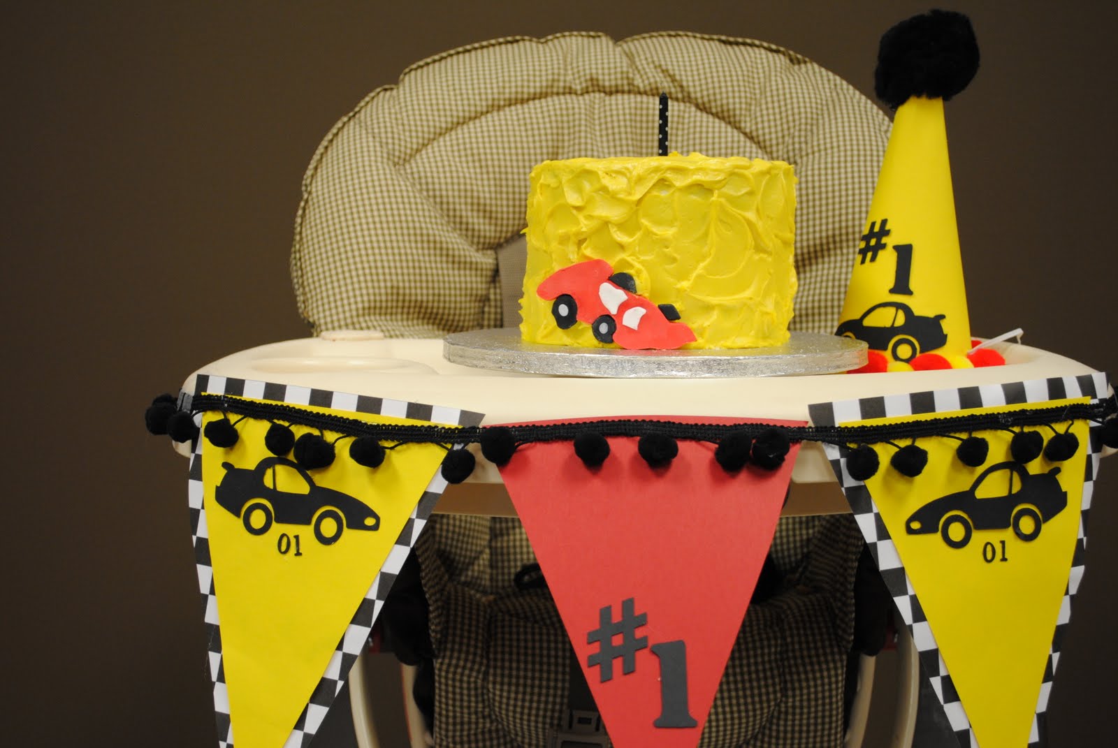 The Smith Family: Boston's 1st Birthday Party--VROOM!!!!