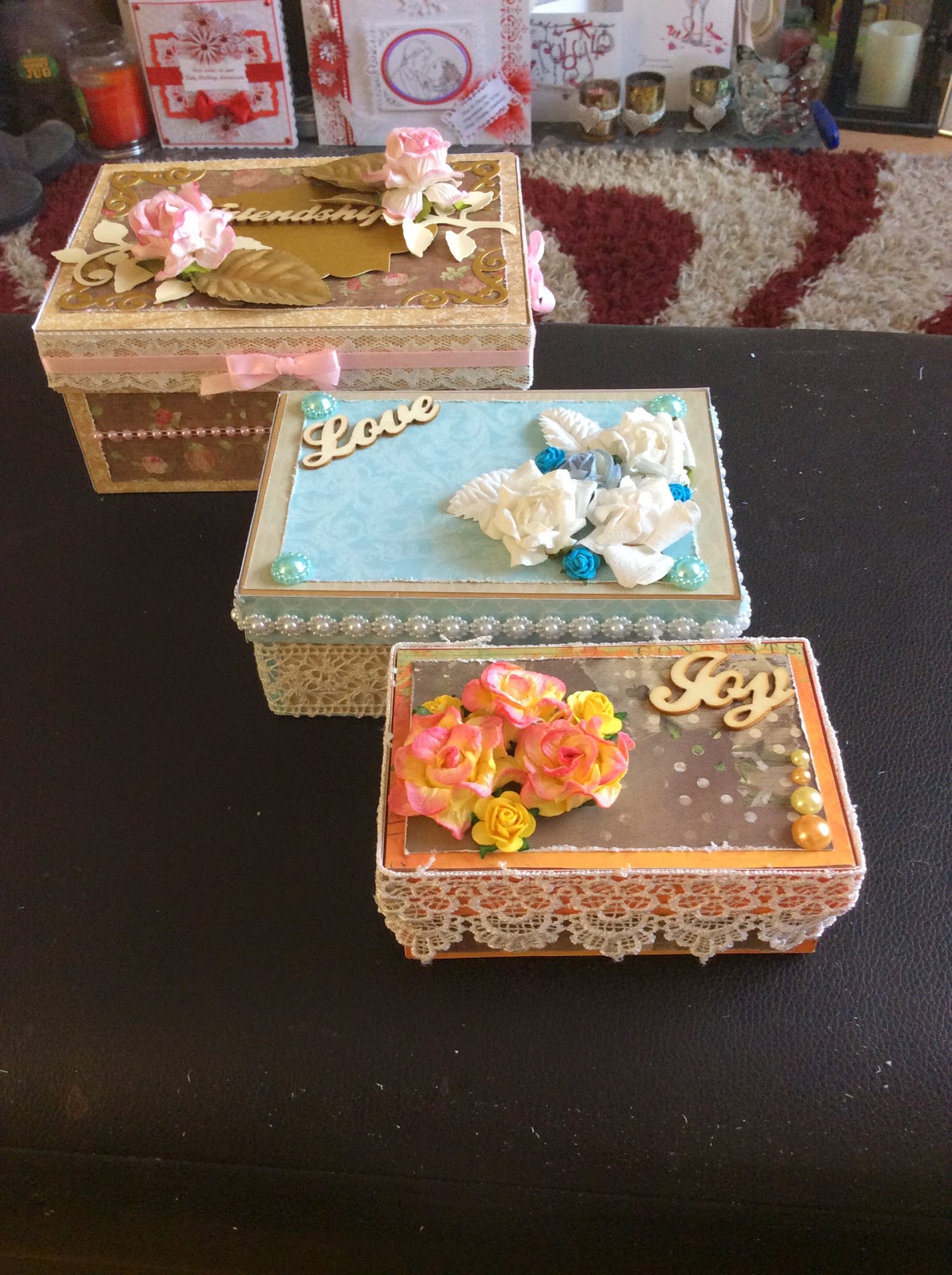 Decorated boxes