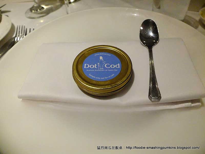 猛烈南瓜在飯桌: Dot Cod Seafood Restaurant & Oyster Bar：Modern life is British