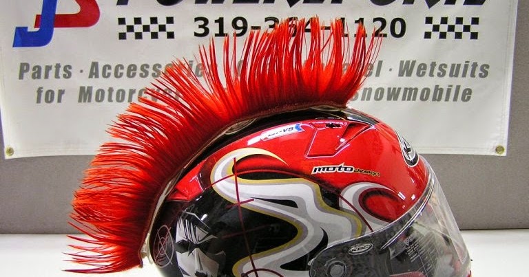 Astonishing custom motorcycle helmets with mohawk Pics - bike accessories