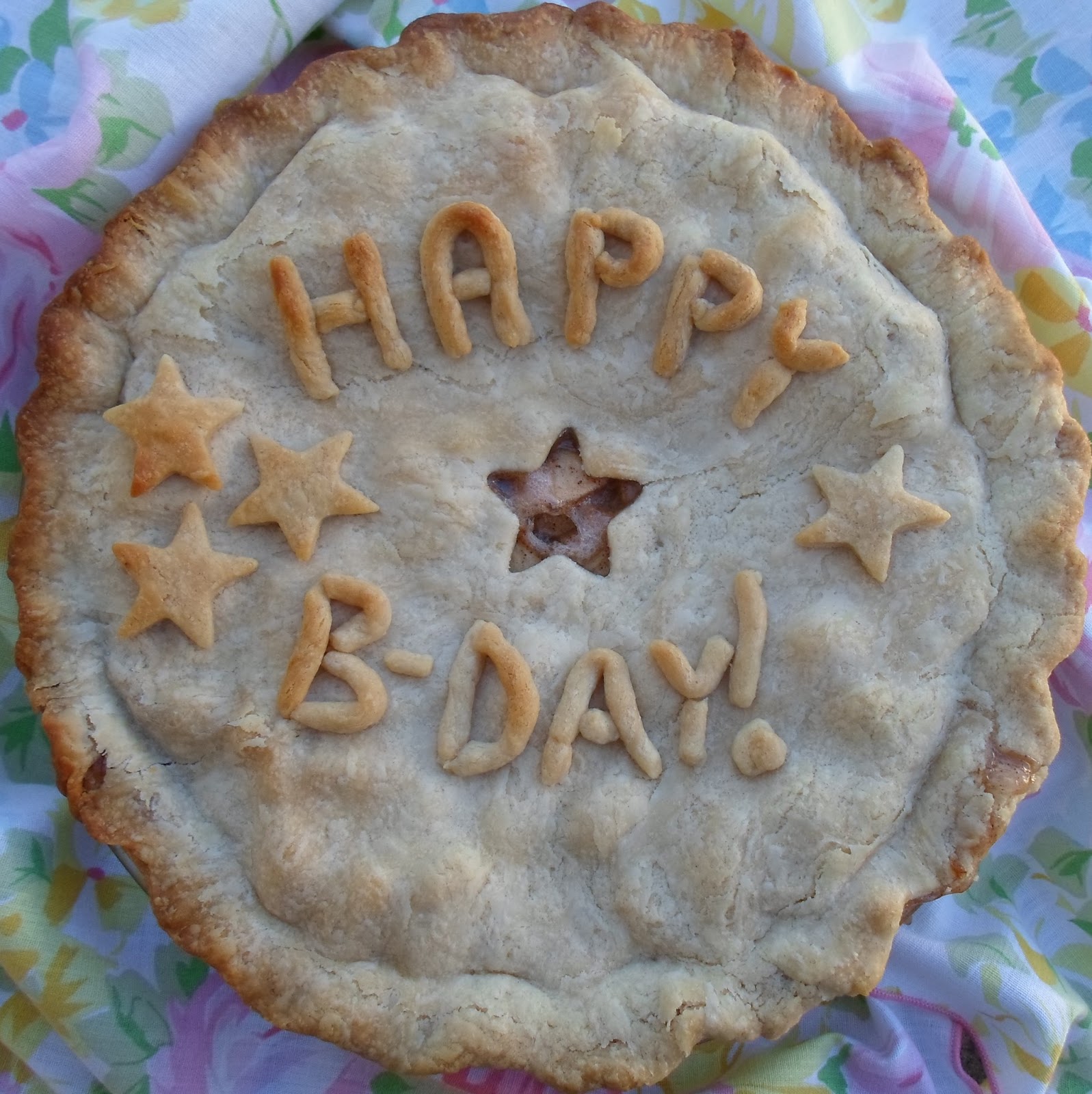 Happier Than A Pig In Mud: Happy Birthday Pie #1