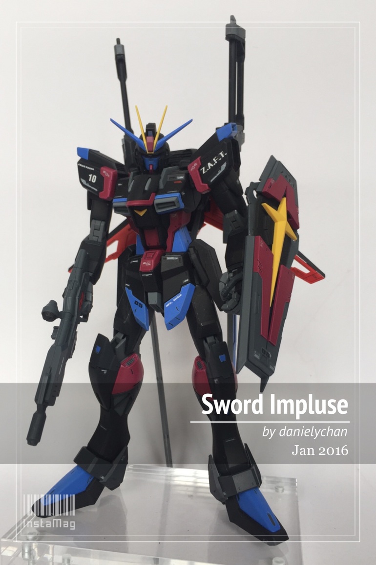GUNDAM GUY: MG 1/100 Sword Impulse Gundam - Painted Build