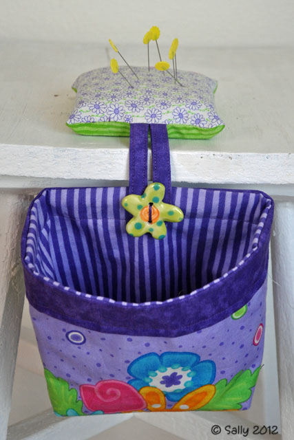 Pincushion with Thread Catcher Bag