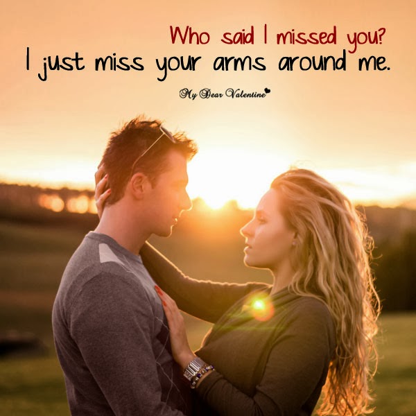 I Miss Your Arms Around Me Love Picture Quotes - Bestofshayari