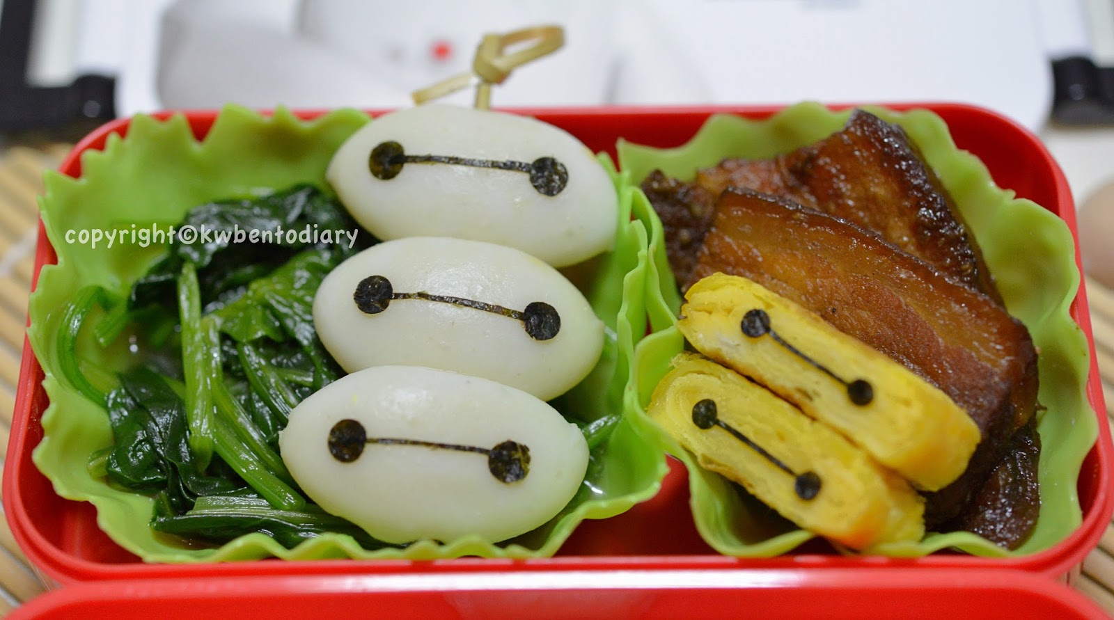 Karenwee's Bento Diary: Bento2015#Aug6~Baymax Bento