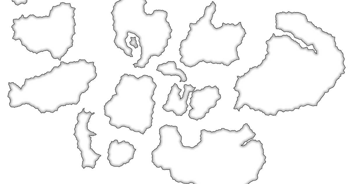 Tenkar's Tavern: Creature Archipelago - Islands Map - First Attempt - SWL