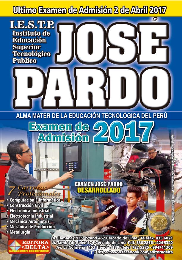 EDITORA DELTA: Desde 1983 publicamos los últimos exámenes de admisión ...