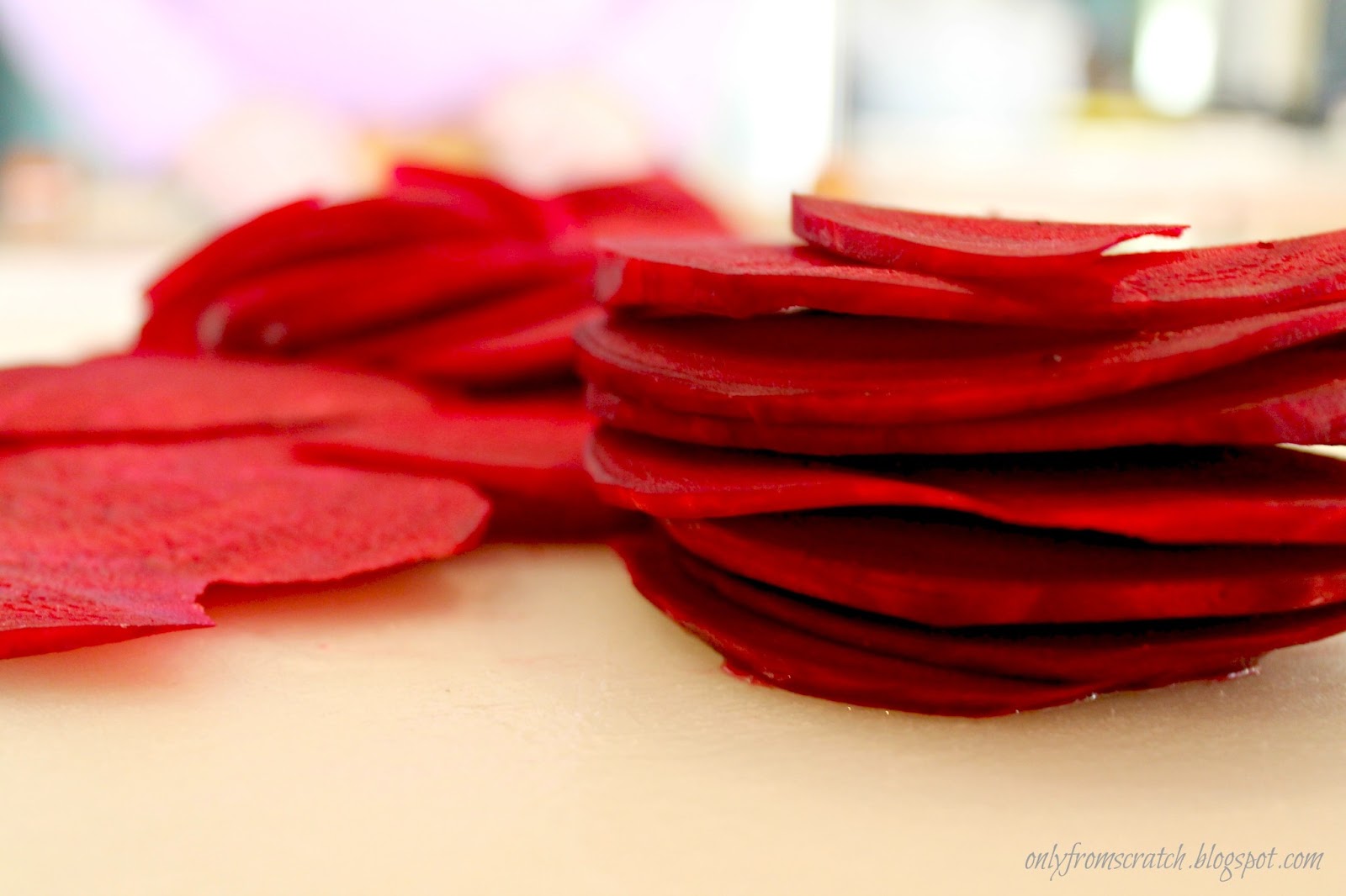 Only From Scratch: Caramelized Beet & Onion Pizza
