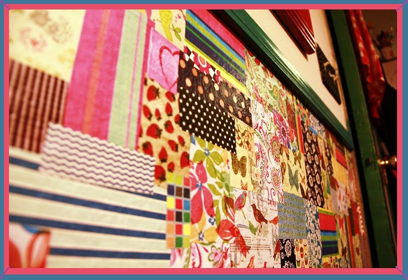 Living Creatively: The papered wall