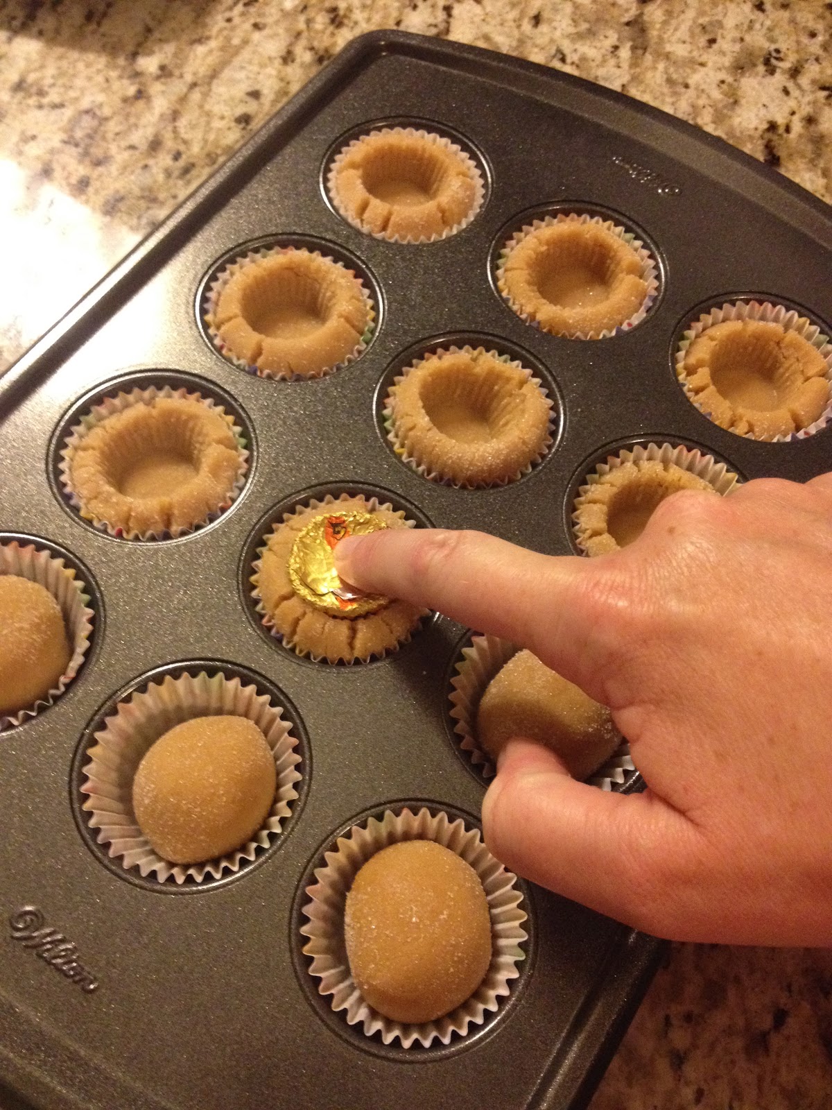 Honey, What's for Dinner?: Peanut Butter Cup Cookies