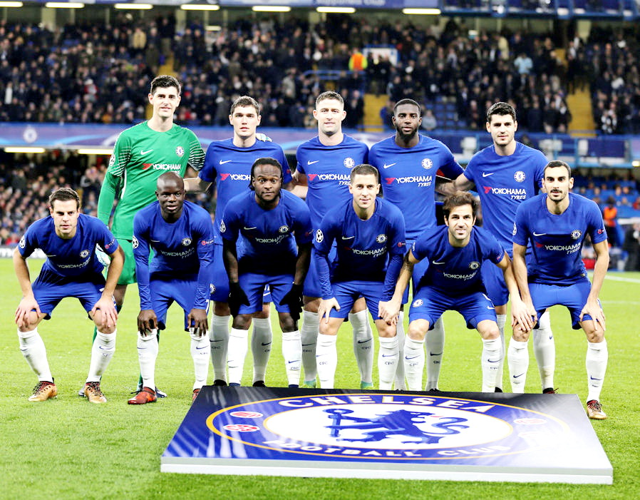 CHELSEA contra Atlético de Madrid 05/12/2017 Liga de Campeones