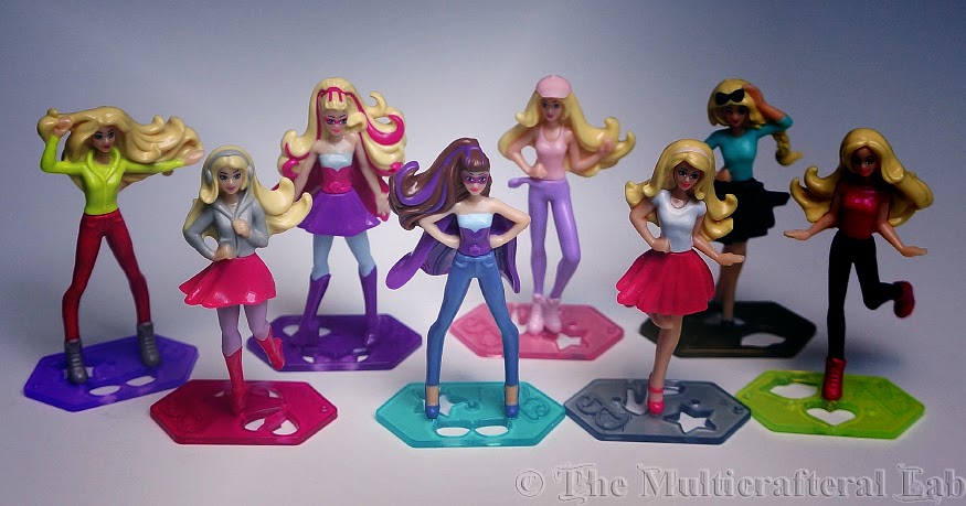 The Multicrafteral Lab: Full set Kinder Surprise Barbie 2016