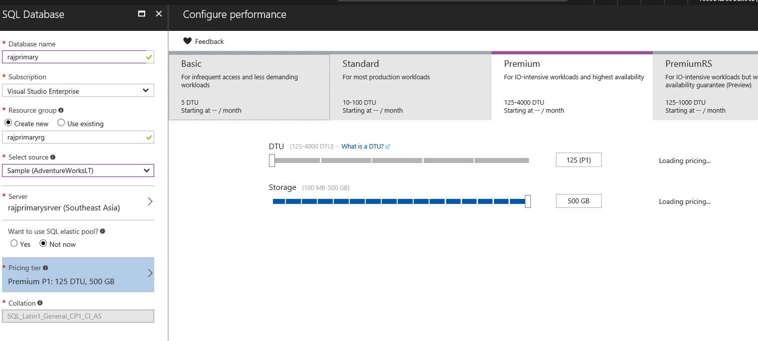 Sql And Sql Only Sql Azure Databases Active Secondary How To Configure Part 1