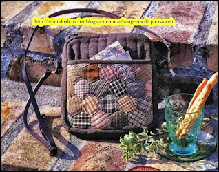 PATCHWORK= SOLO PATRONES = TODO GRATIS: BOLSO ,MONEDEROS EN PATCHWORK