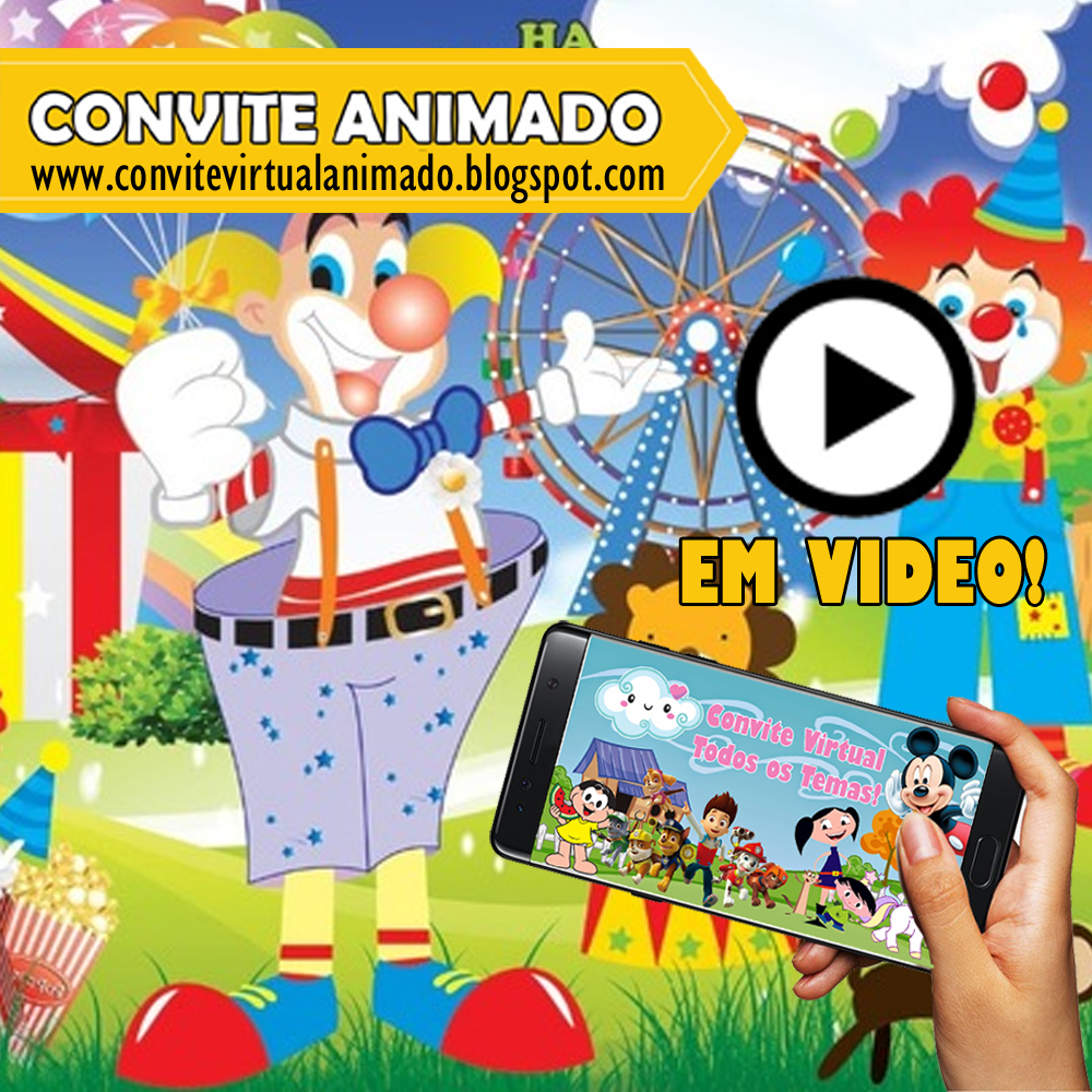 Convite Animado - Convite Virtual - Convite Digital ~ Convite Virtual ...