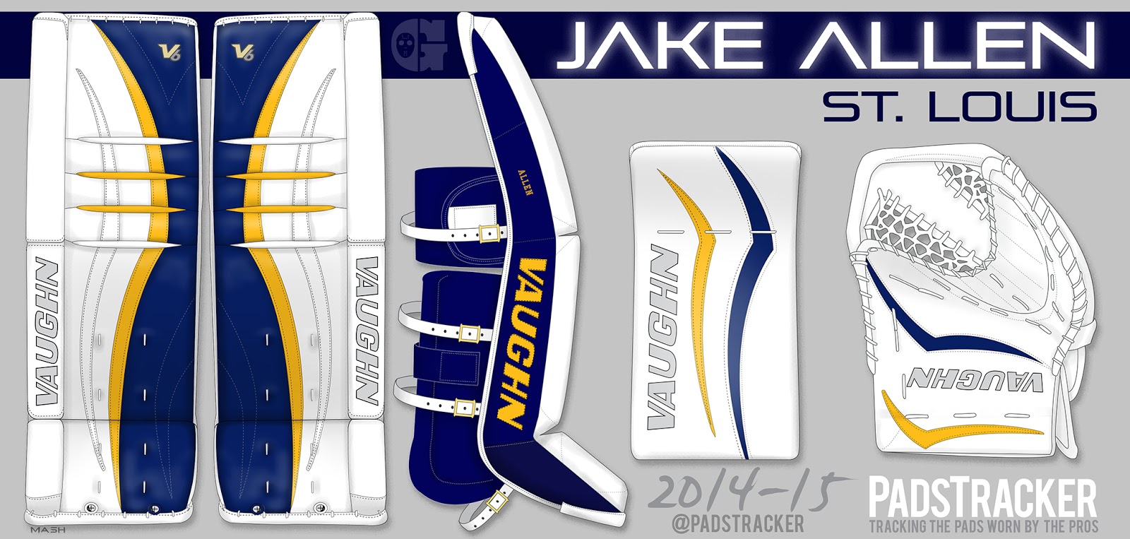 I Love Goalies!: Jake Allen 2014-15 Mask