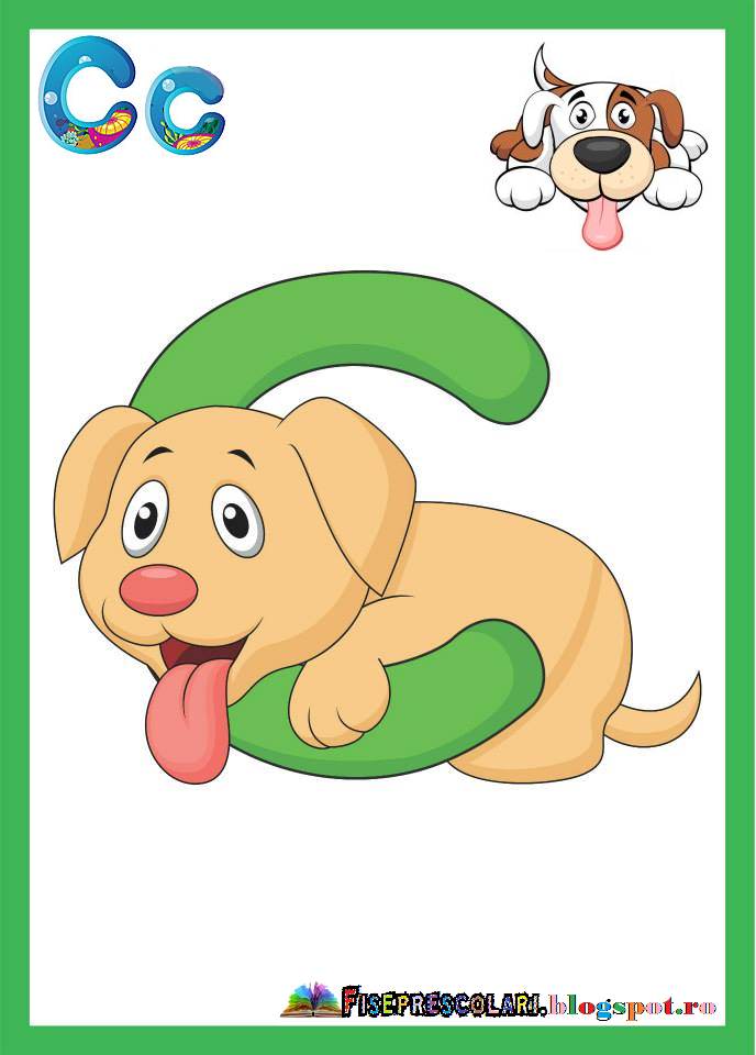 SET de Planse colorate cu litere pentru clasa :: Fise de lucru - gradinita si scoala