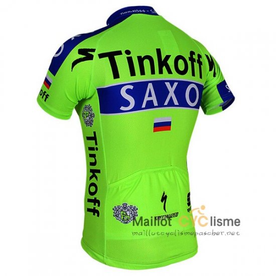 maillot cyclisme a pas cher.: maillot Cyclisme Saxo Tinkoff 2015 manche ...