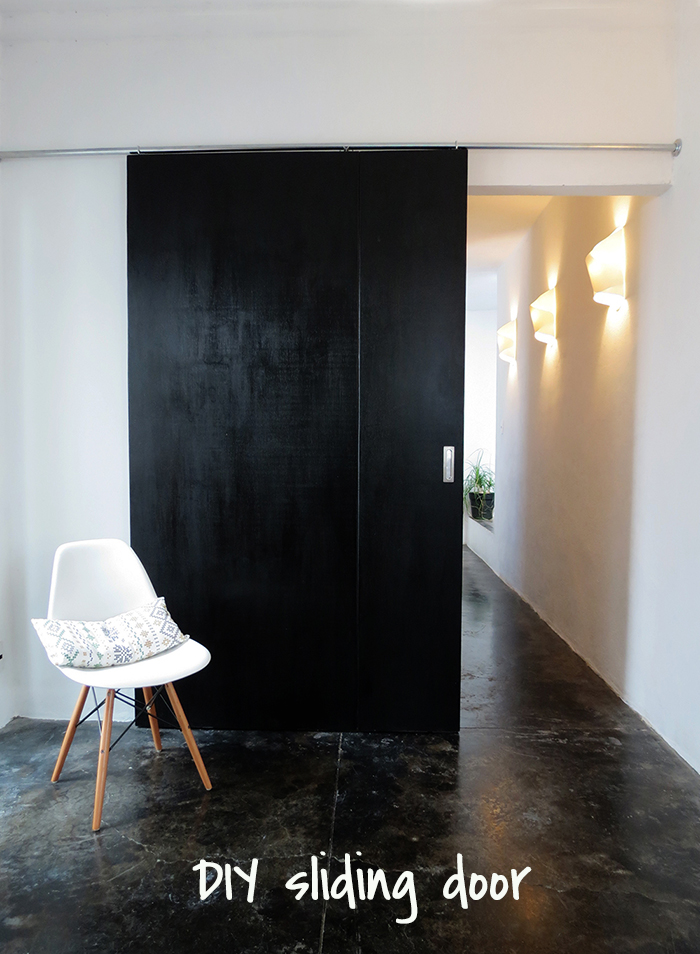 DIY sliding door