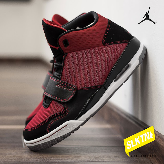 SOLEKITCHEN: Air Jordan Flightclub 90's - gym red/black-cement grey