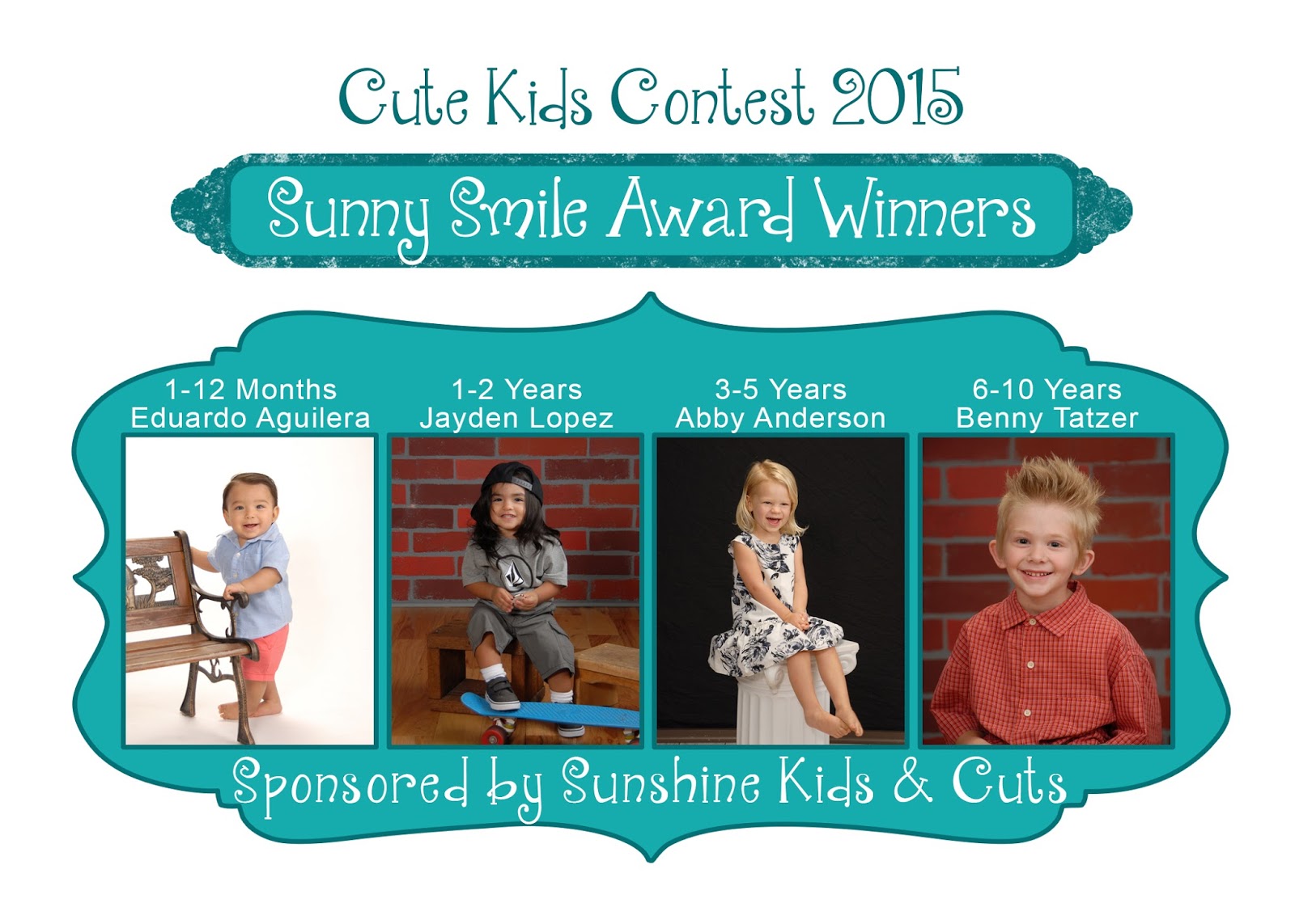 Featured Faces: 2015 Cute Kids Contest Winners