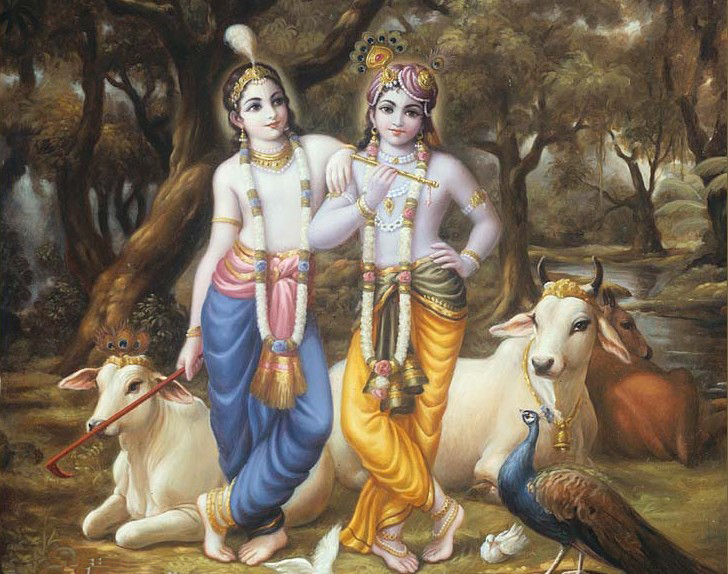 Adam Croasdell: "Krishna and Balarama"