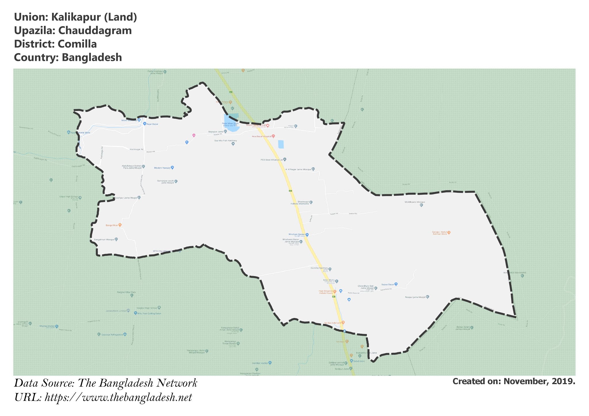 Kalikapur Union, Comilla